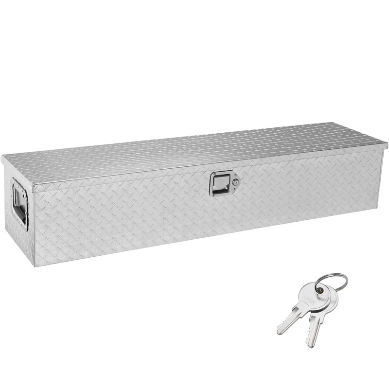 VEVOR 48" VEVOR Heavy Duty Aluminum Truck Bed Tool Box | Wayfair